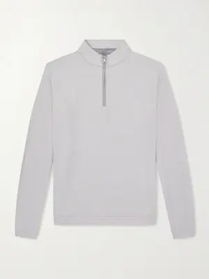 Peter Millar Albatross Piqué Half-zip Sweater