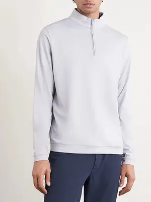 Peter Millar Albatross Piqué Half-zip Sweater