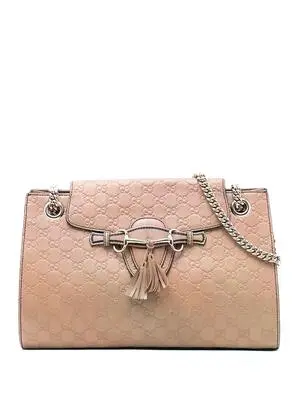 Gucci Large Sima Emily Shoulder Bag - Brown