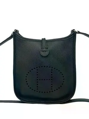 Hermès 2010 Epsom Evelyne 16 Crossbody Bag - Black