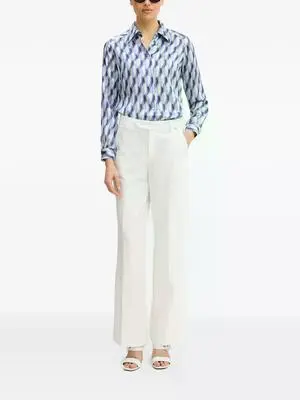 Luisa Spagnoli Belpasso Pure Silk Shirt - Blue