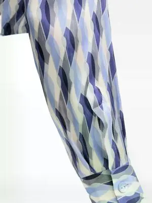 Luisa Spagnoli Belpasso Pure Silk Shirt - Blue