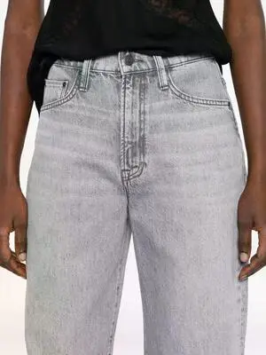 MOTHER Paneled High-waisted Jeans