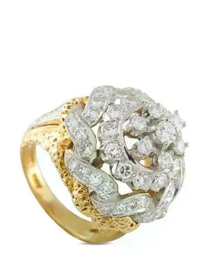 LB EXCLUSIVE Diamond And Two-tone Ring