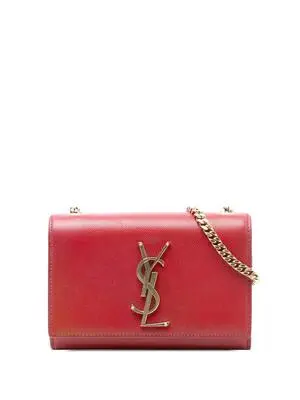 Saint Laurent 2014 Small Monogram Kate Crossbody Bag - Red