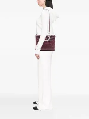 Dior 2011 Large Lambskin Cannage Bow Lady Satchel