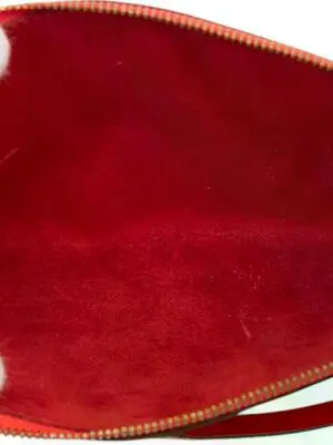 LOUIS VUITTON 1999 Epi Pochette Accessoires Shoulder Bag - Red