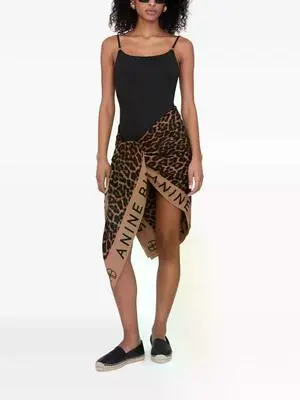 ANINE BING Eliza Leopard-print Sarong