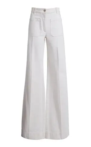 VICTORIA BECKHAM Alina High-Rise Wide Leg Jeans