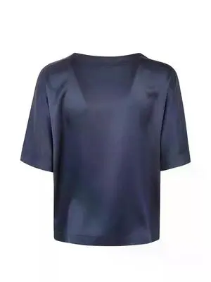 Giorgio Armani Silk Short Sleeve Blouse