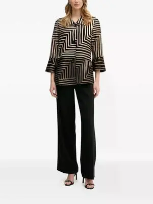 Joseph Ribkoff Geometric-striped Shirt