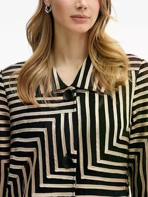 Joseph Ribkoff Geometric-striped Shirt