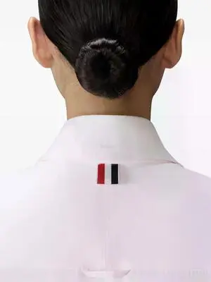 Thom Browne Crest Embroidery Shirt - Pink
