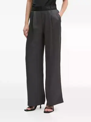 OUI Elasticated-waistband Wide Leg Trousers