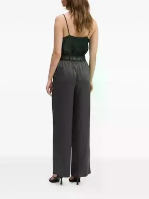 OUI Elasticated-waistband Wide Leg Trousers