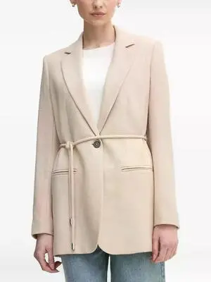 MARC AUREL Belted Button Blazer