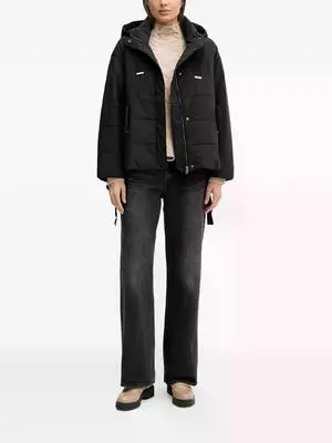 BENETTON Cable-knit High-neck Sweater