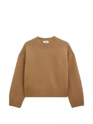 Pringle Of Scotland Crew-neck Cashmere Sweater - Brown