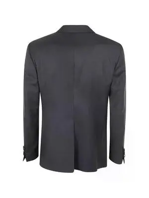 Tagliatore Peak-lapel Suit - Black