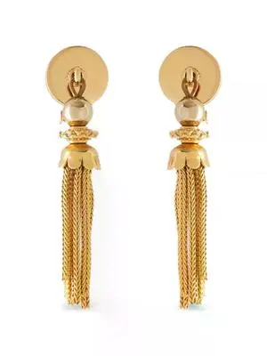 MONET Tassel Clip-on Earrings - Gold