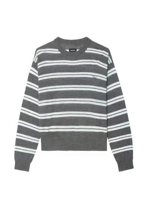 Zadig&Voltaire Striped Cashmere Sweater