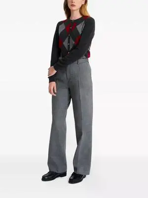 Pringle Of Scotland Argyle Cashmere Cardigan - Grey