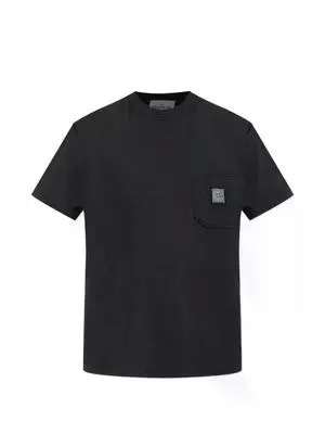 Stone Island 2100032 Organic Cotton Jersey 'fissato' Effect T-shirt