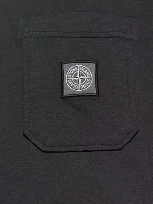 Stone Island 2100032 Organic Cotton Jersey 'fissato' Effect T-shirt