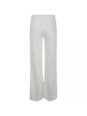 Blumarine Buttoned Wide Leg Jeans