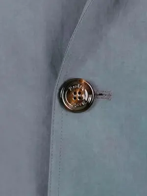MOORER Double-breasted Coat - Blue
