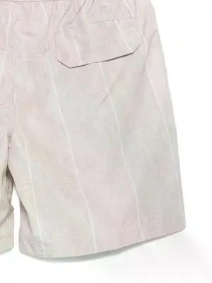 Eleventy Striped Swim Shorts - Neutrals