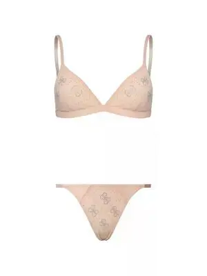 Guess Embellished Underwear Set - Pink