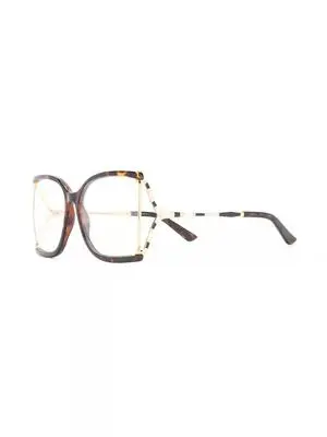 Gucci Oversized-frame Tortoiseshell Glasses