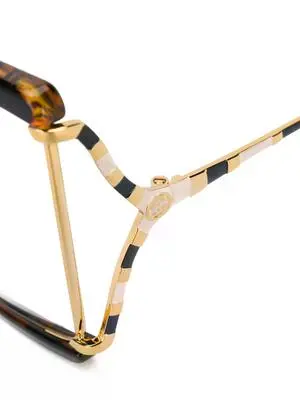 Gucci Oversized-frame Tortoiseshell Glasses