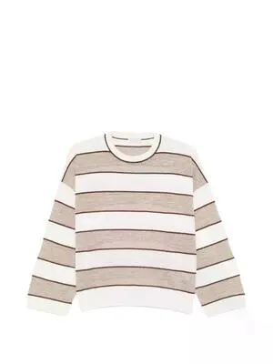 Brunello Cucinelli Striped Pattern Sweater