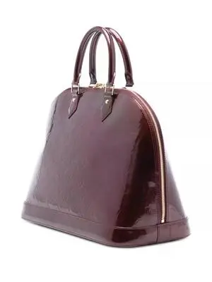LOUIS VUITTON 2012 Monogram Vernis Alma Gm Handbag
