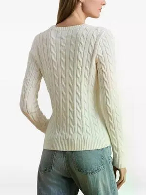 Ralph Lauren Cable-knit Pullover Sweater - White