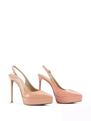 LE SILLA Uma Slingback Platform Pumps - Neutrals