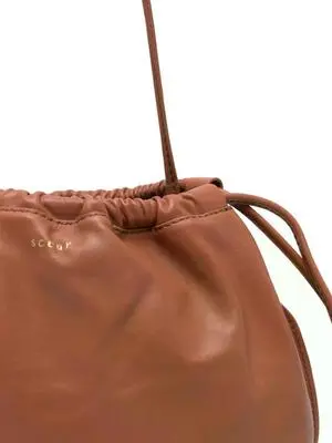 Soeur Suzette Drawstring Shoulder Bag - Brown