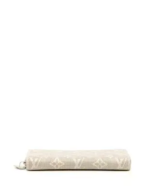 LOUIS VUITTON 2021-2025 Monogram Mahina Reverse Zippy Wallet Long Wallets - Brown