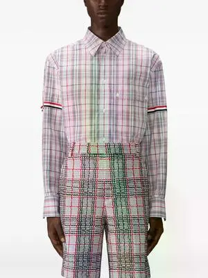 Thom Browne Plaid-patterned Shirt