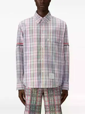 Thom Browne Plaid-patterned Shirt