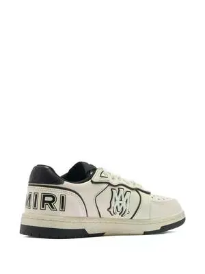 Amiri Newport Star-perforated Sneakers - Neutrals