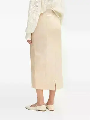 MARC AUREL Panelled Zip Pocket Skirt