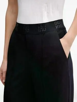 OUI Logo Waistband Trousers