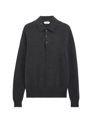 Pringle Of Scotland Long-sleeve Polo Shirt - Grey