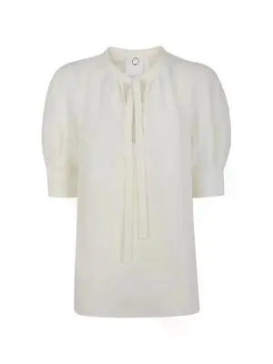 Mantū Tie-neck Shirt