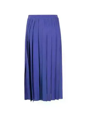 Mantū Pleated Drawstring Skirt - Purple