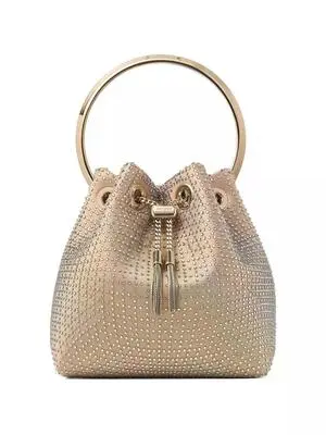 JIMMY CHOO Bon Bon Ring Handle Bucket Bag
