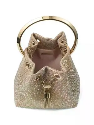 JIMMY CHOO Bon Bon Ring Handle Bucket Bag